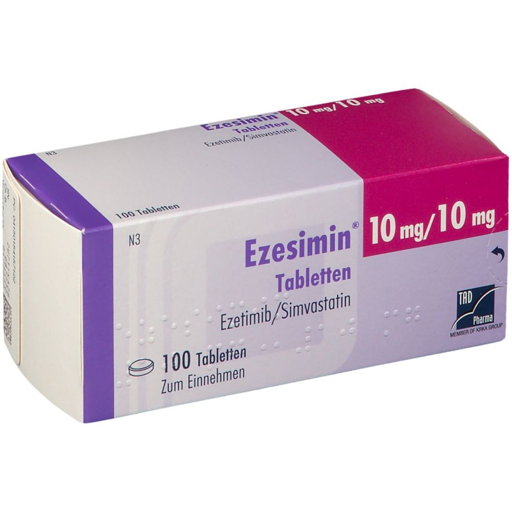 Ezesimin® 10 mg/10 mg 100 St - shop-apotheke.com