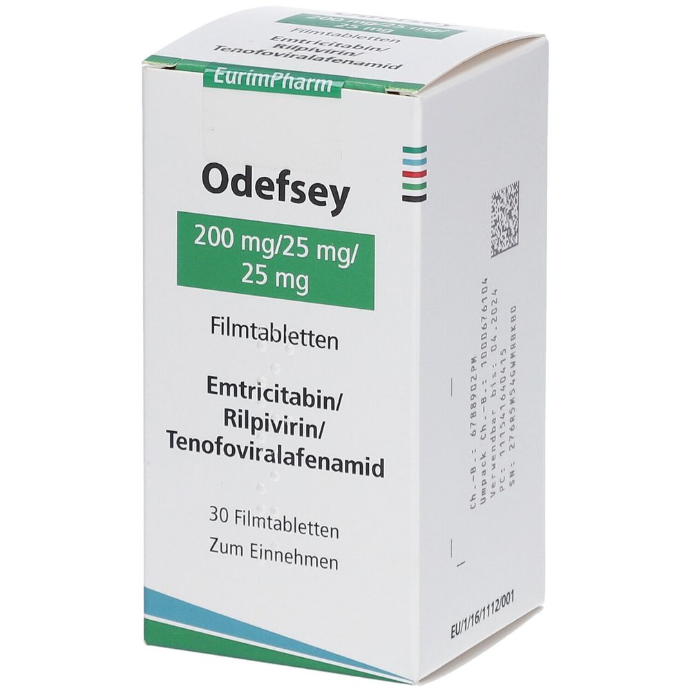 Odefsey 200 mg/25 mg/25 mg 30 St - shop-apotheke.com