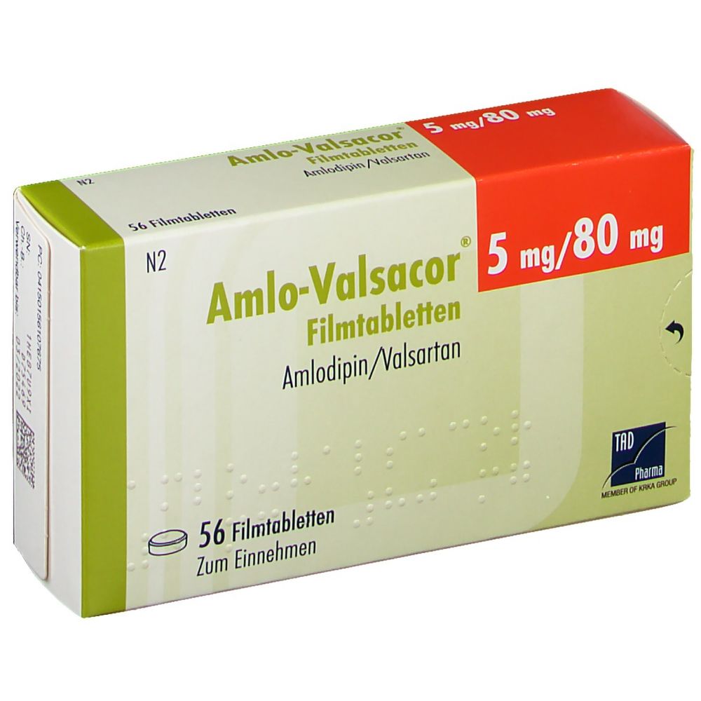 A mlo-Valsacor® 5 mg/80 mg 56 St - shop-apotheke.com