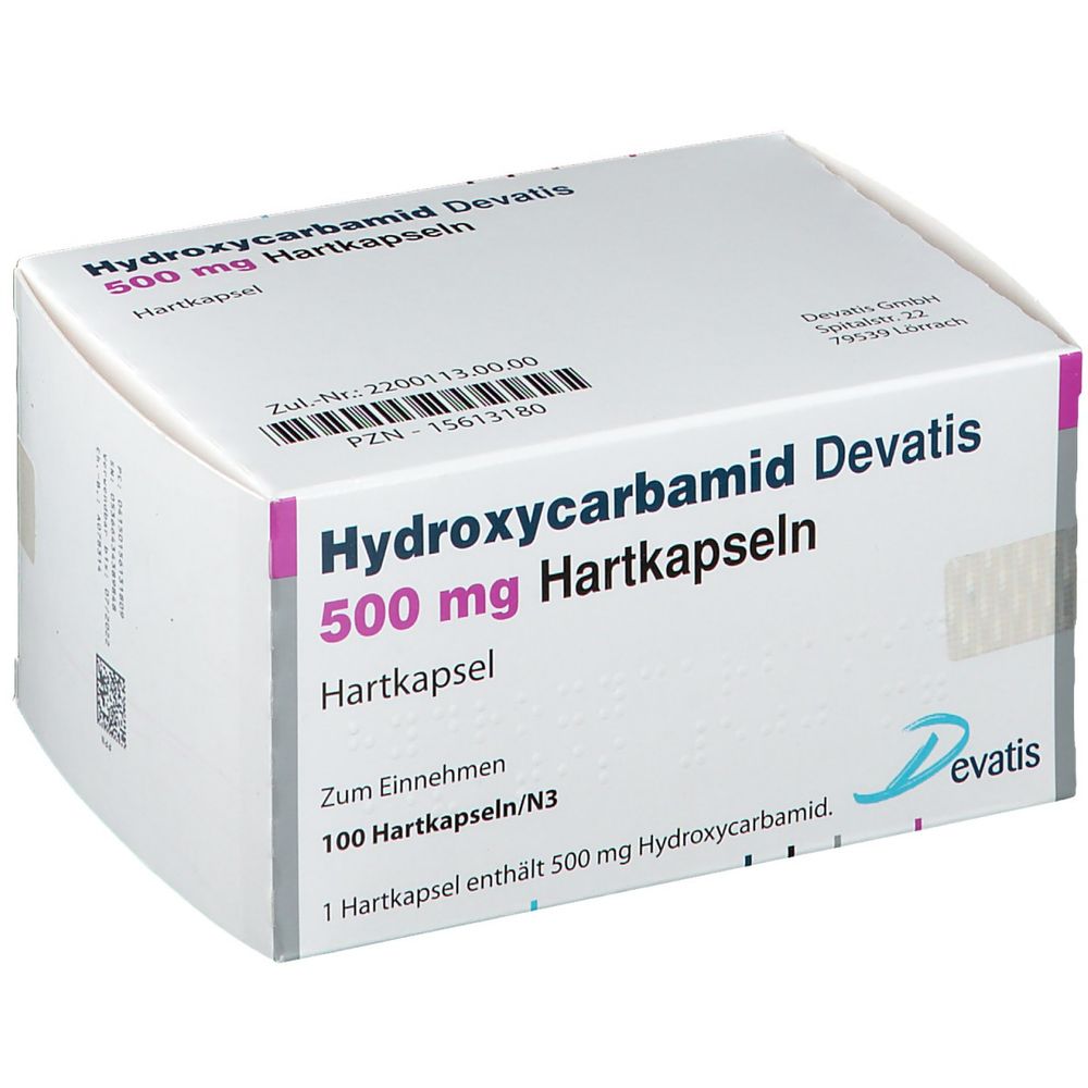 Hydroxycarbamid Devatis 500 mg 100 St - shop-apotheke.com