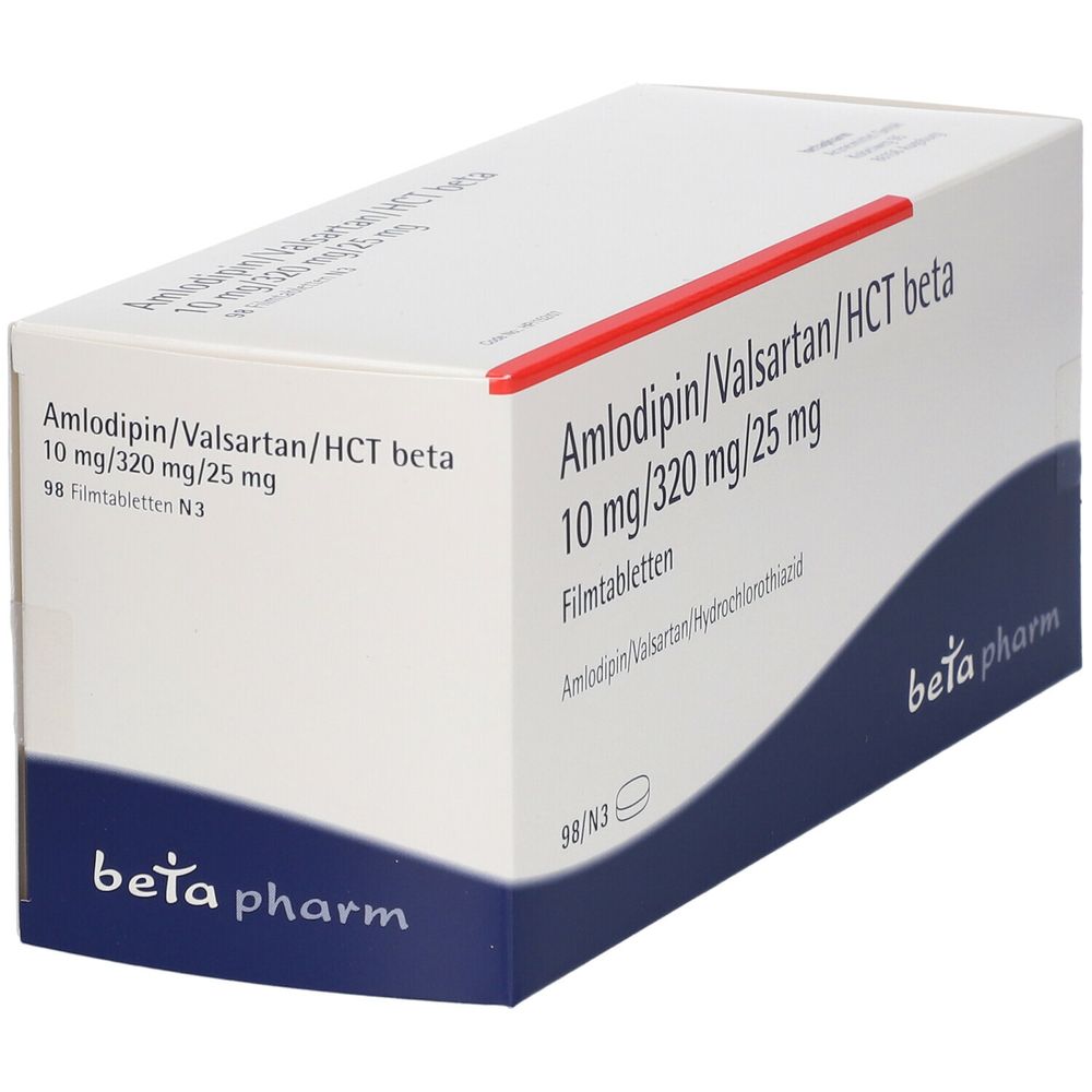 Amlodipin/Valsartan/HCT beta 10 mg/320 mg /12,5 mg 98 St - shop ...