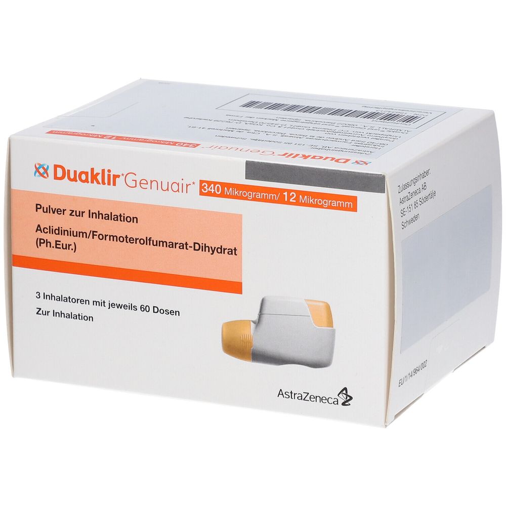 Duaklir® Genuair® 340 µg/12 µg 3 St - shop-apotheke.com
