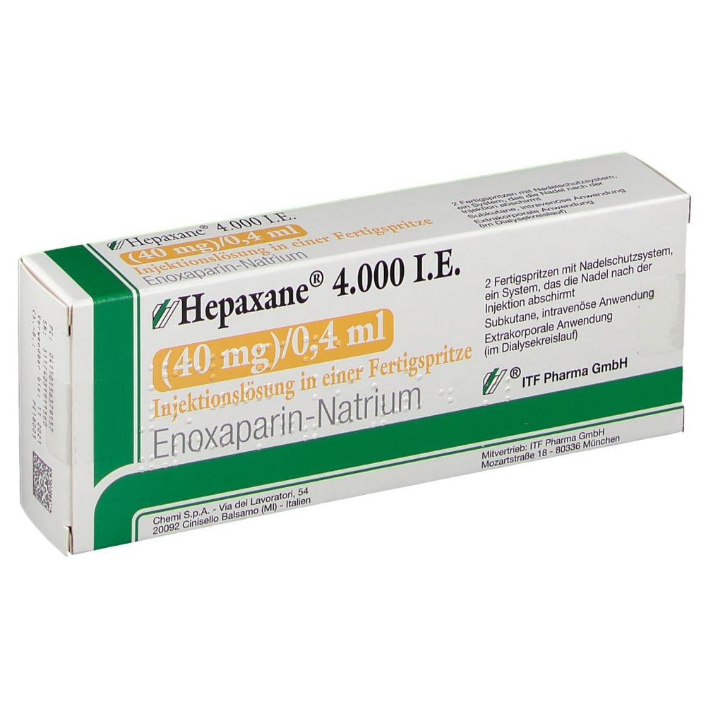 Hepaxane® 4.000 I.E. 40 mg/0,4 ml 2 St - shop-apotheke.com
