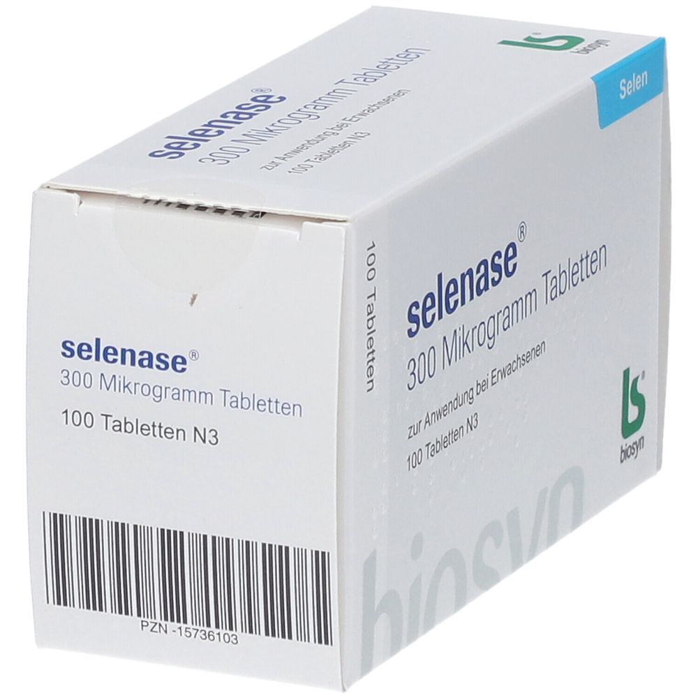 selenase® 300 Mikrogramm 100 St - shop-apotheke.com