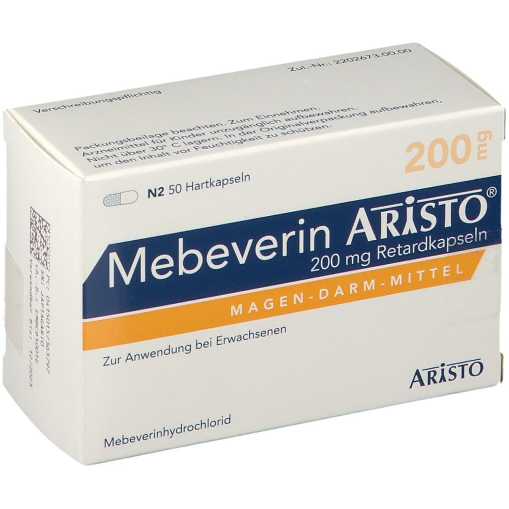 Mebeverin Aristo 200 mg 50 St - shop-apotheke.com