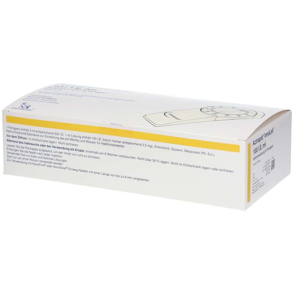 Actrapid Innolet 100 I.E./ml 10x3 ml - shop-apotheke.com