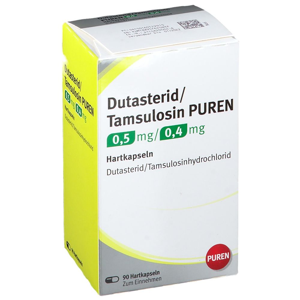 Dutasterid/Tamsulosin PUREN 0,5 mg/0,4 mg 90 St - shop-apotheke.com