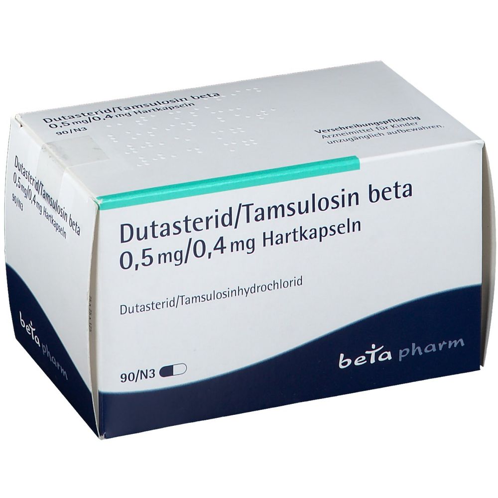 Dutasterid/Tamsulosin beta 0,5 mg/0,4 mg 90 St - shop-apotheke.com