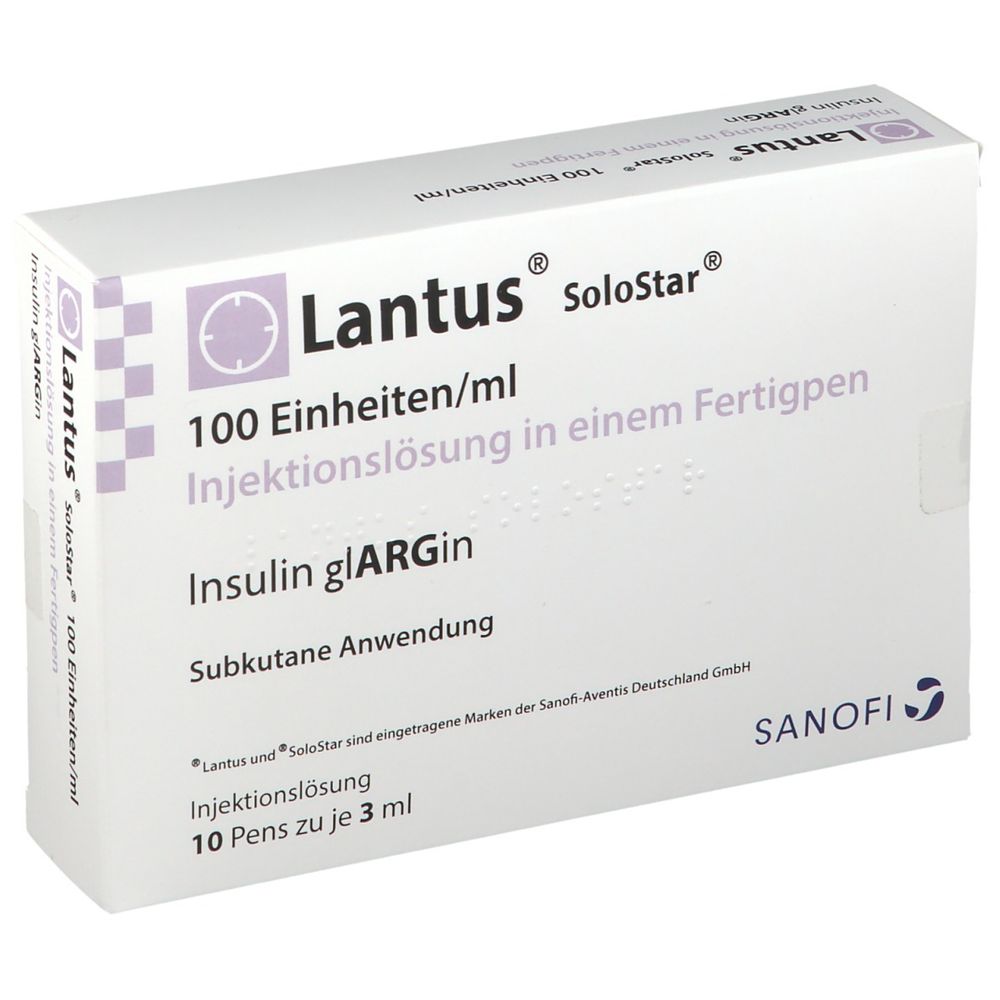 Lantus® 100 Einheiten/ml SoloStar® 10x3 ml - shop-apotheke.com