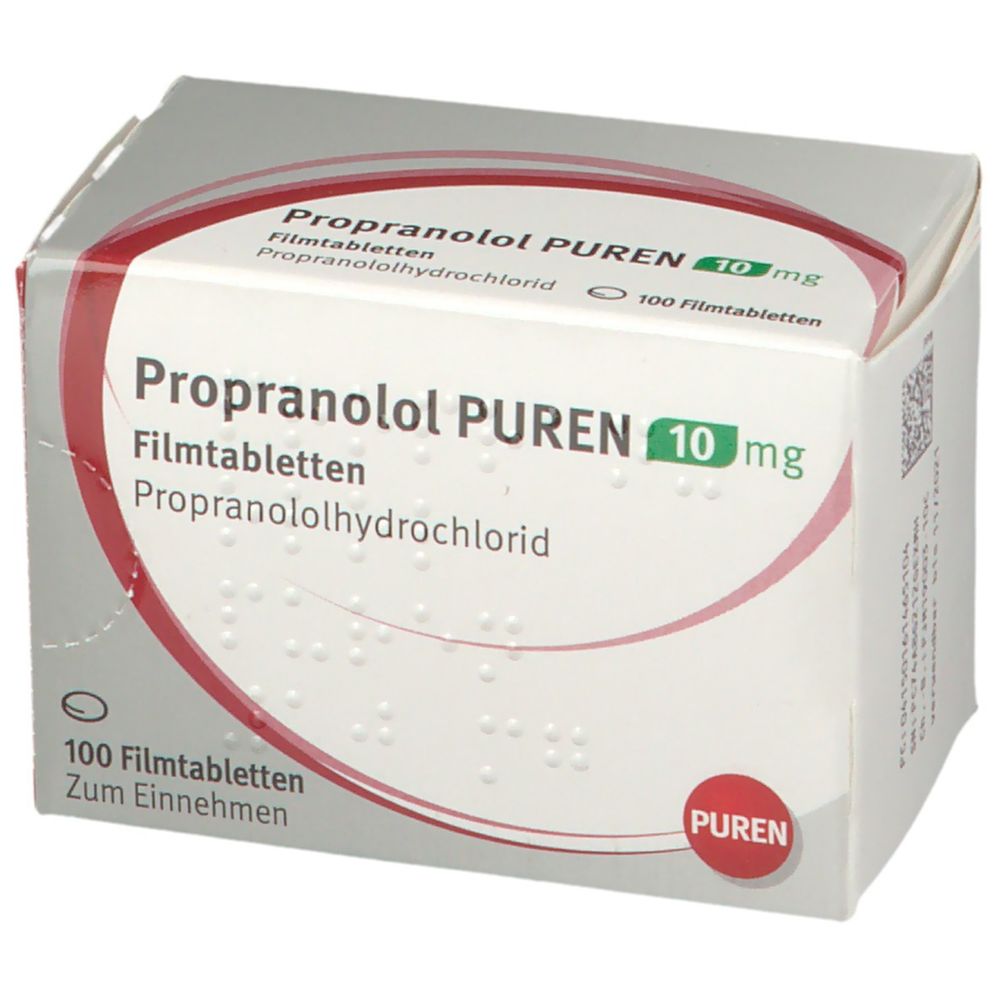 Propranolol PUREN 10 mg 100 St - shop-apotheke.com