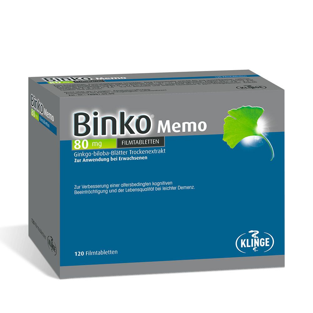 Binko® Memo 80 mg 120 St - shop-apotheke.com