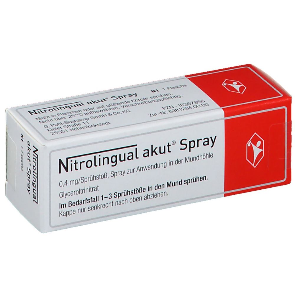 Nitrolingual® akut® Spray 0,4 mg/Sprühstoß 11,8 g - shop-apotheke.com