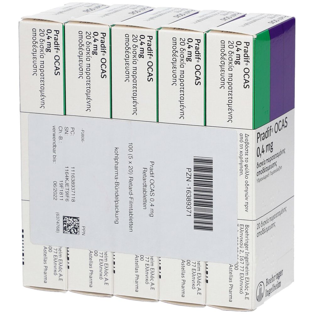 Pradif Ocas 0,4 mg Retard 100 St - shop-apotheke.com