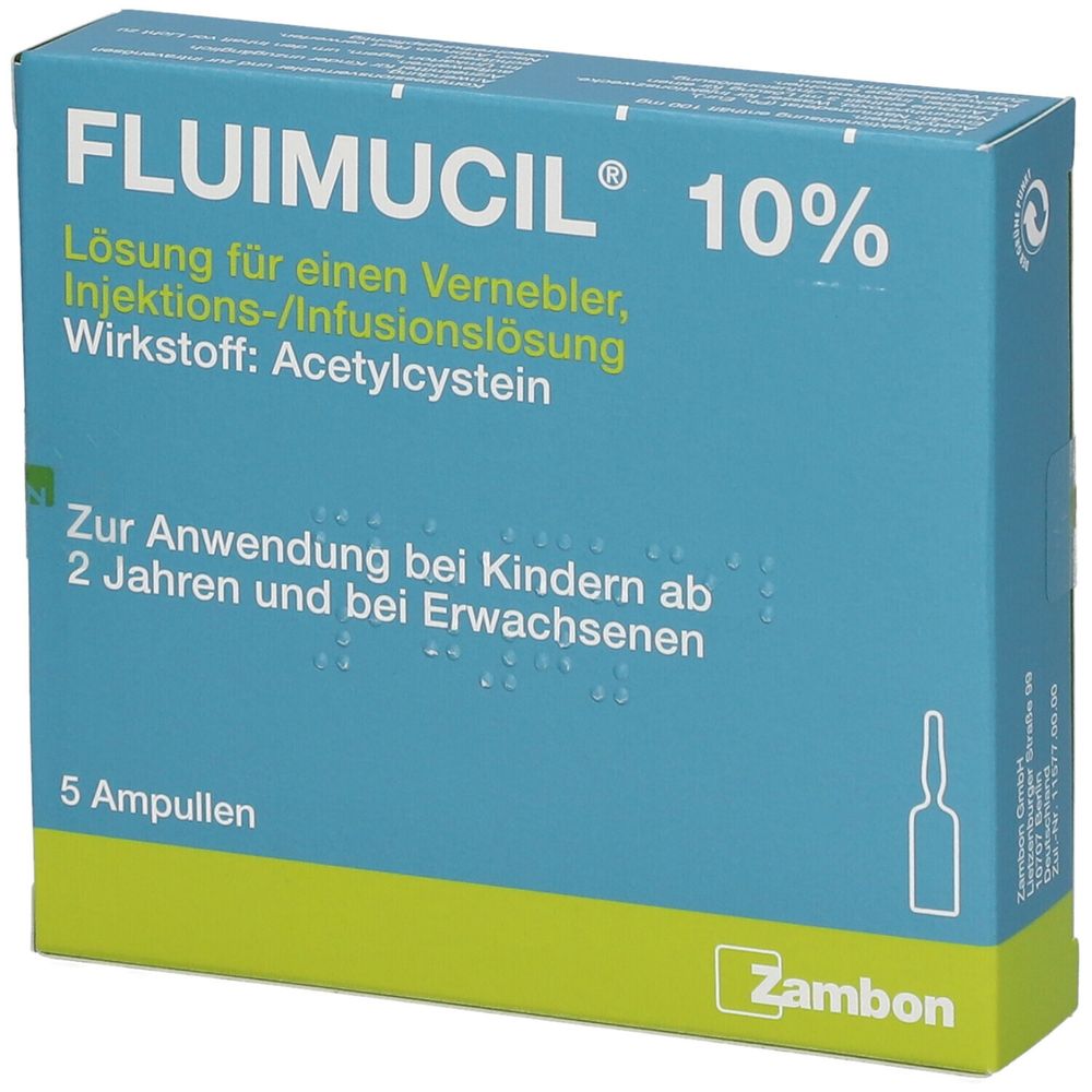 Fluimucil 10% Lsg.Vernebler 5x3 ml - shop-apotheke.com