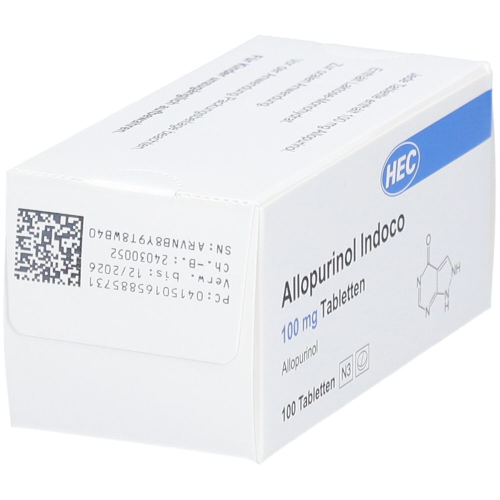 Allopurinol Indoco 100 mg 100 St - shop-apotheke.com