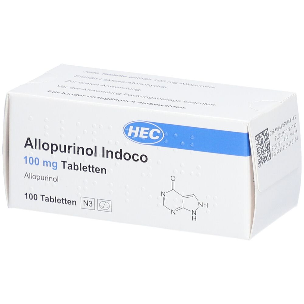 Allopurinol Indoco 100 mg 100 St - shop-apotheke.com