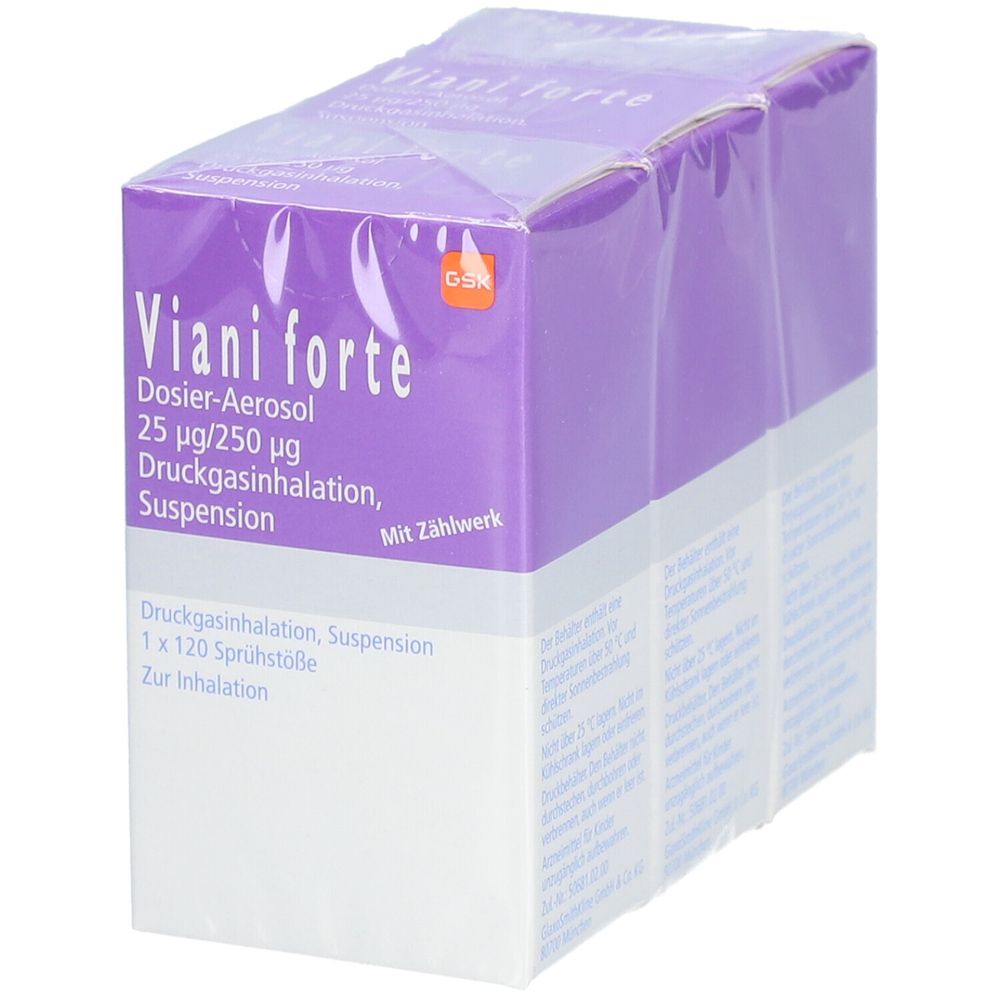Viani Forte 25 µg/250 µg 3x120 St - shop-apotheke.com
