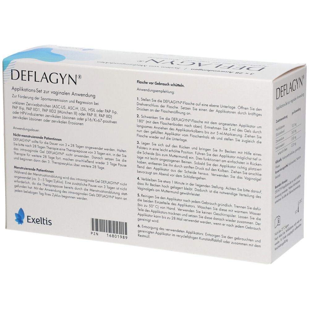 Deflagyn Set Vaginalgel 3 x 28 Anwendungen 3x1 St - shop-apotheke.com