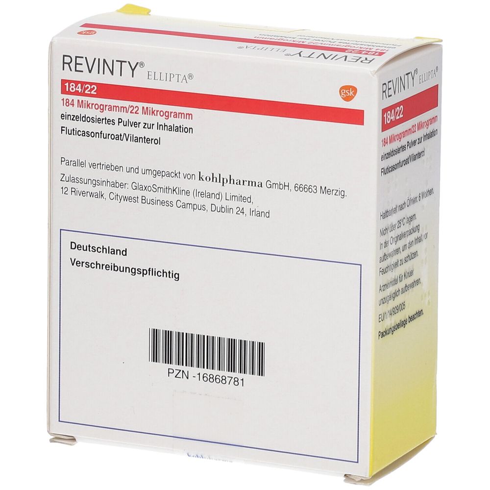 Revinty Ellipta 184 µg/22 µg 1 St - shop-apotheke.com