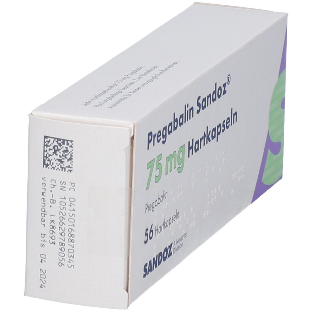 Pregabalin Sandoz® 75 mg 56 St - shop-apotheke.com
