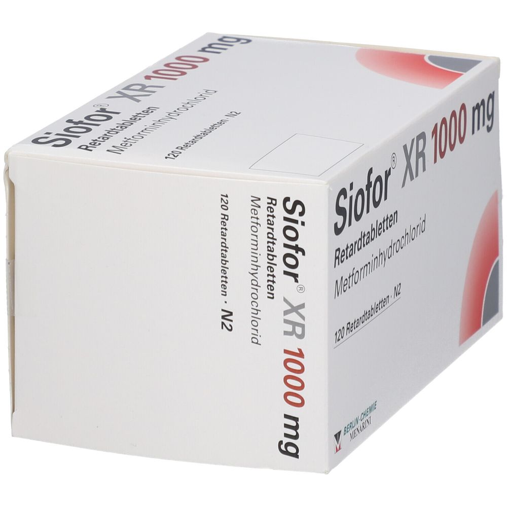 SIOFOR XR 1000 mg Retardtabletten 120 St - shop-apotheke.com