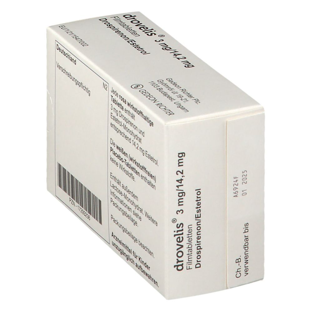 drovelis® 3 mg/14,2 mg 3x28 St - shop-apotheke.com