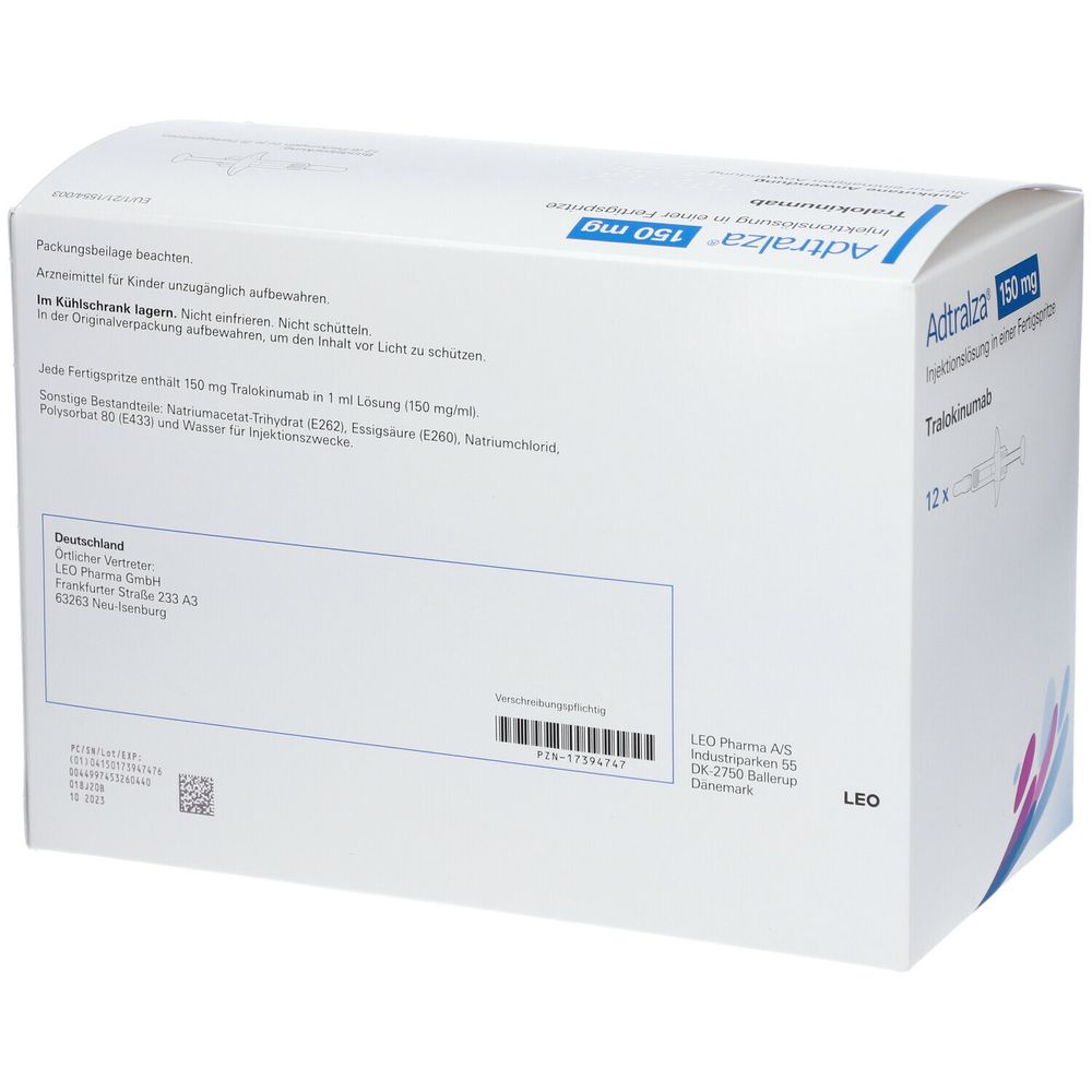 Adtralza® 150 mg Inj.-Lsg.i.e.Fertigspritze 12x1 ml - shop-apotheke.com