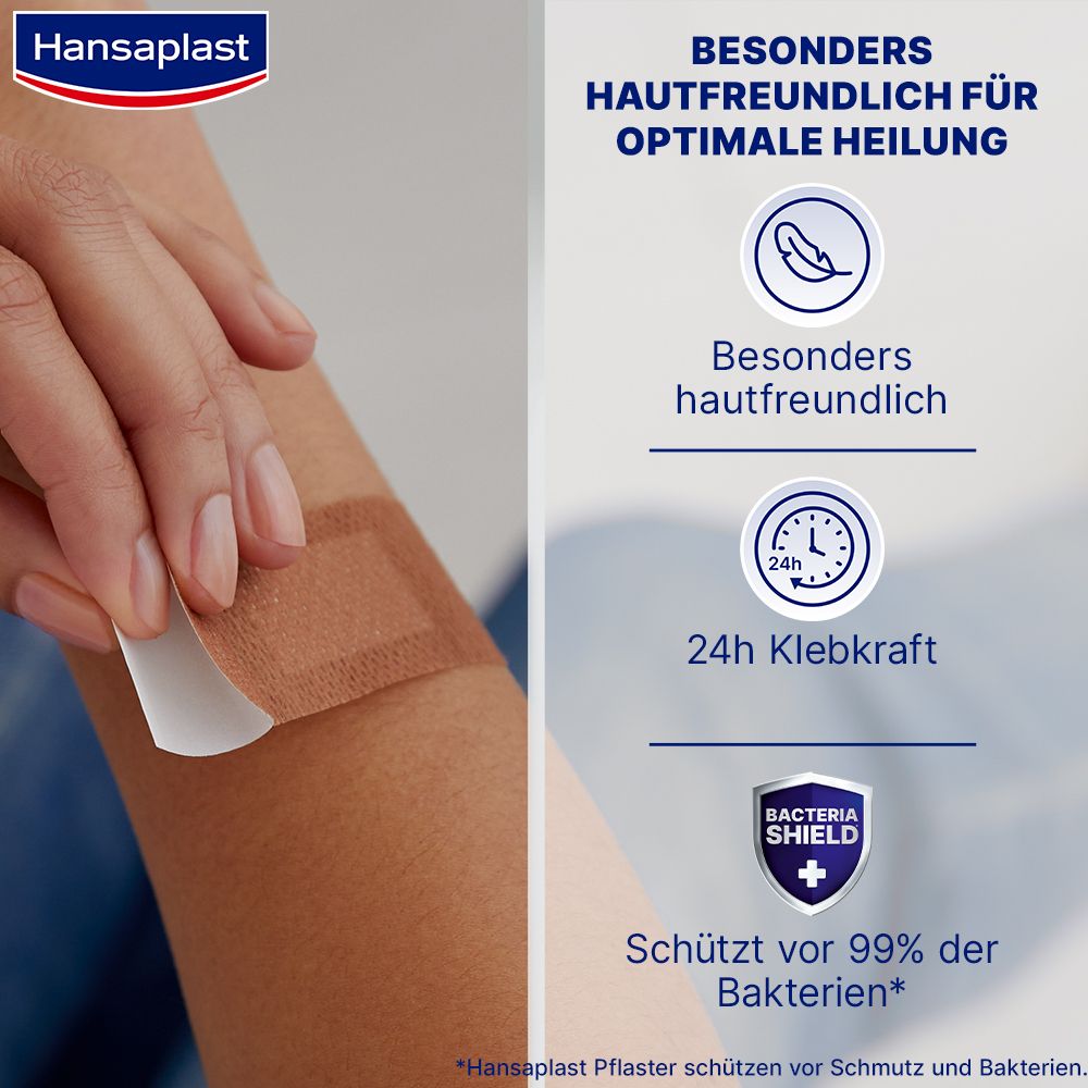 Hansaplast Sensitive Pflaster hautfarben medium 20 St - shop-apotheke.com
