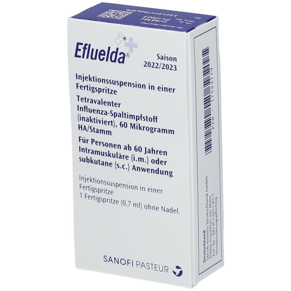 EFLUELDA 2022/2023 Inj.-Susp.i.e.Fertigspr.o.Kan 1 St - shop-apotheke.com