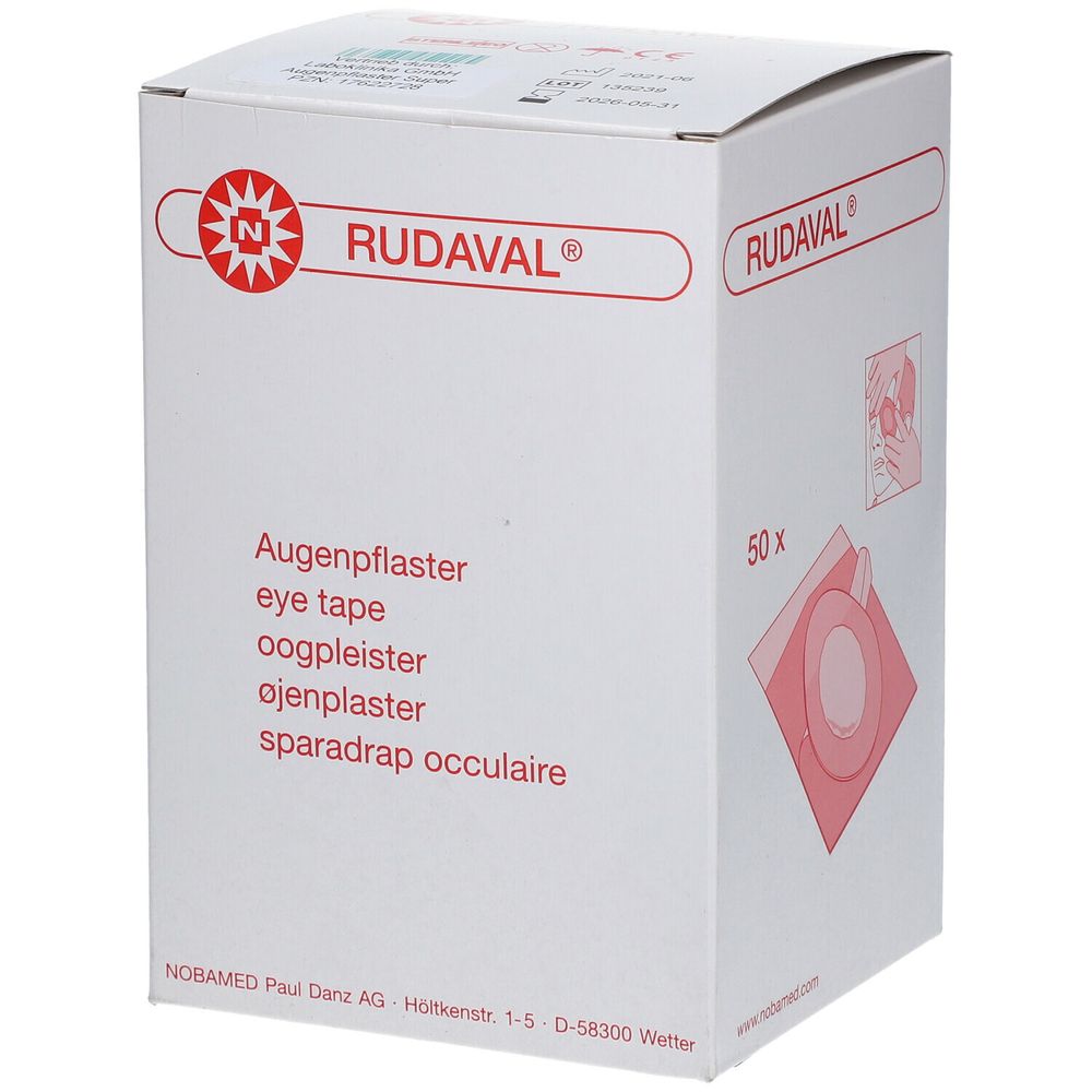 Rudaval® Augenpflaster super 50 St - shop-apotheke.com