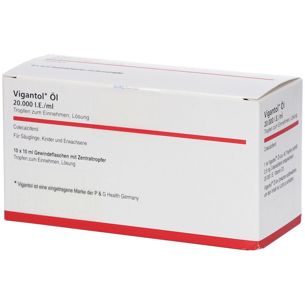 VIGANTOL Öl 20.000 I.E./ml Tropfen zum Einnehmen 10x10 ml - shop ...