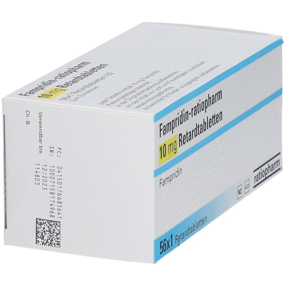 Fampridin-ratiopharm® 10 mg 4x14 St - shop-apotheke.com