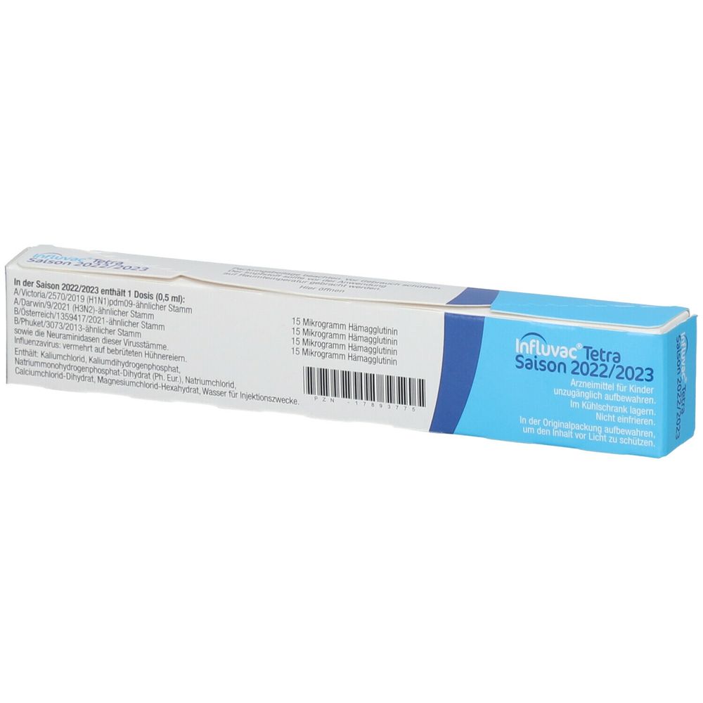 INFLUVAC Tetra 2022/2023 Inj.-Susp.F.-Sp.mit Kan. 0,5 ml - shop ...