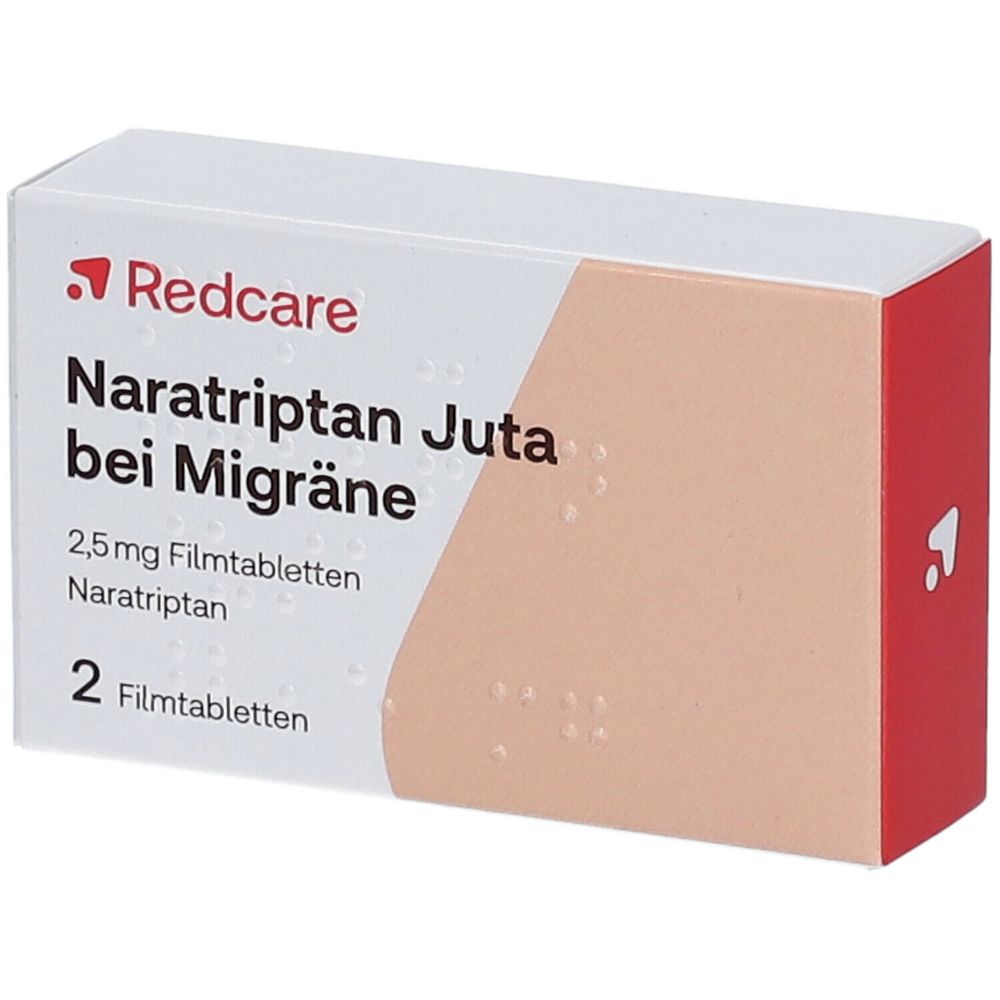 Redcare Naratriptan Juta bei Migräne 2,5mg 2 St - shop-apotheke.com