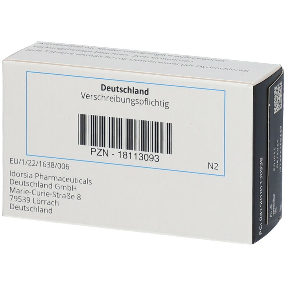 QUVIVIQ 50 mg Filmtabletten 20 St - shop-apotheke.com