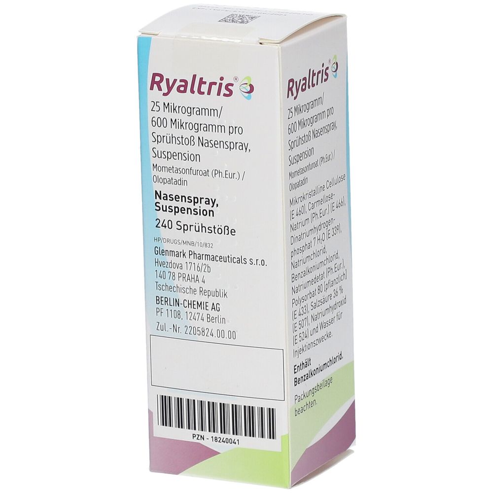 RYALTRIS 25 µg/600 µg/Sprühst.Nasenspr.240 Spr.St. 29 g - shop-apotheke.com