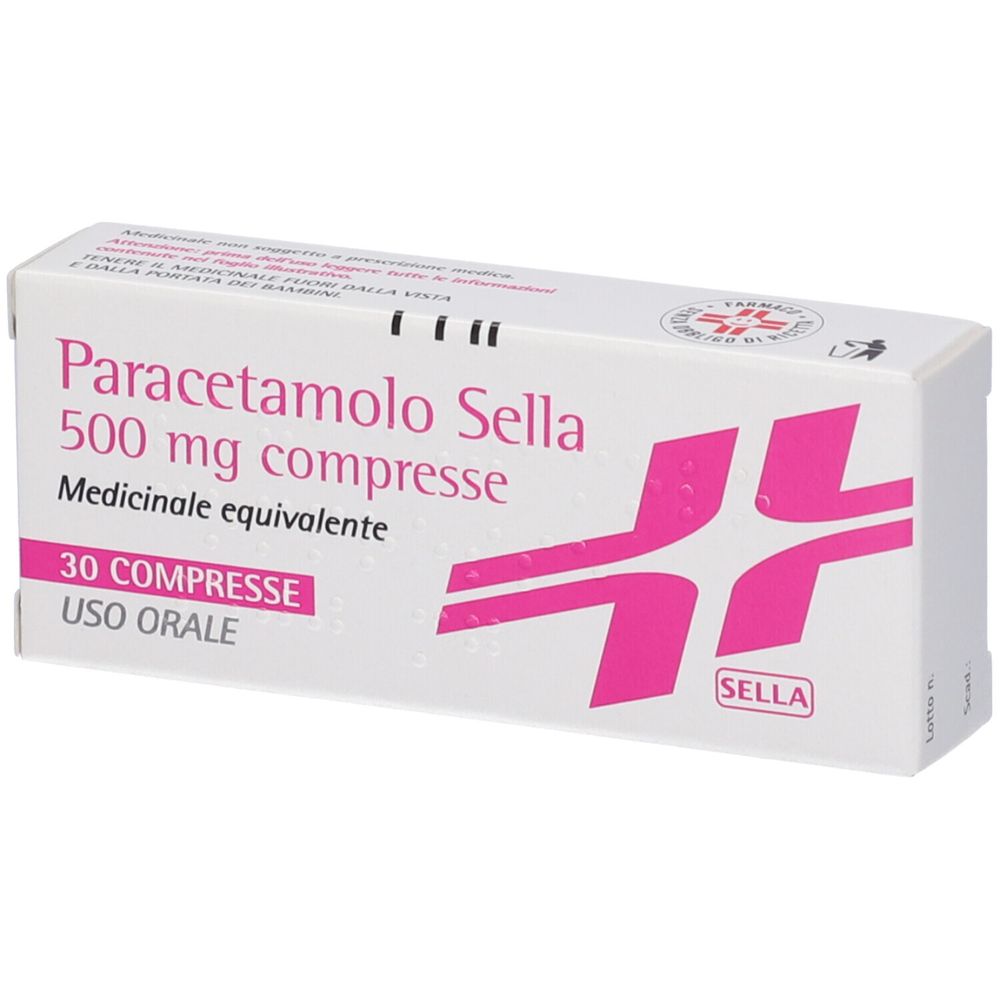 Paracetamolo Sella 500 mg Compresse 30 pz | Redcare