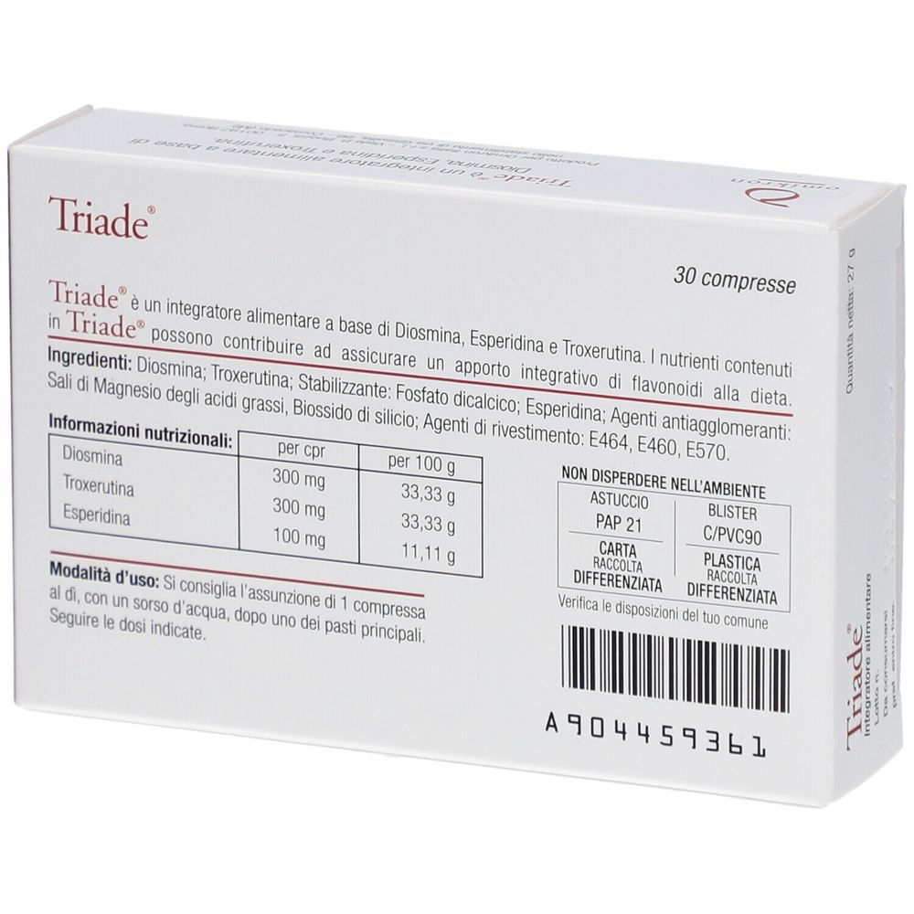 Triade® Compresse 30 pz | Redcare