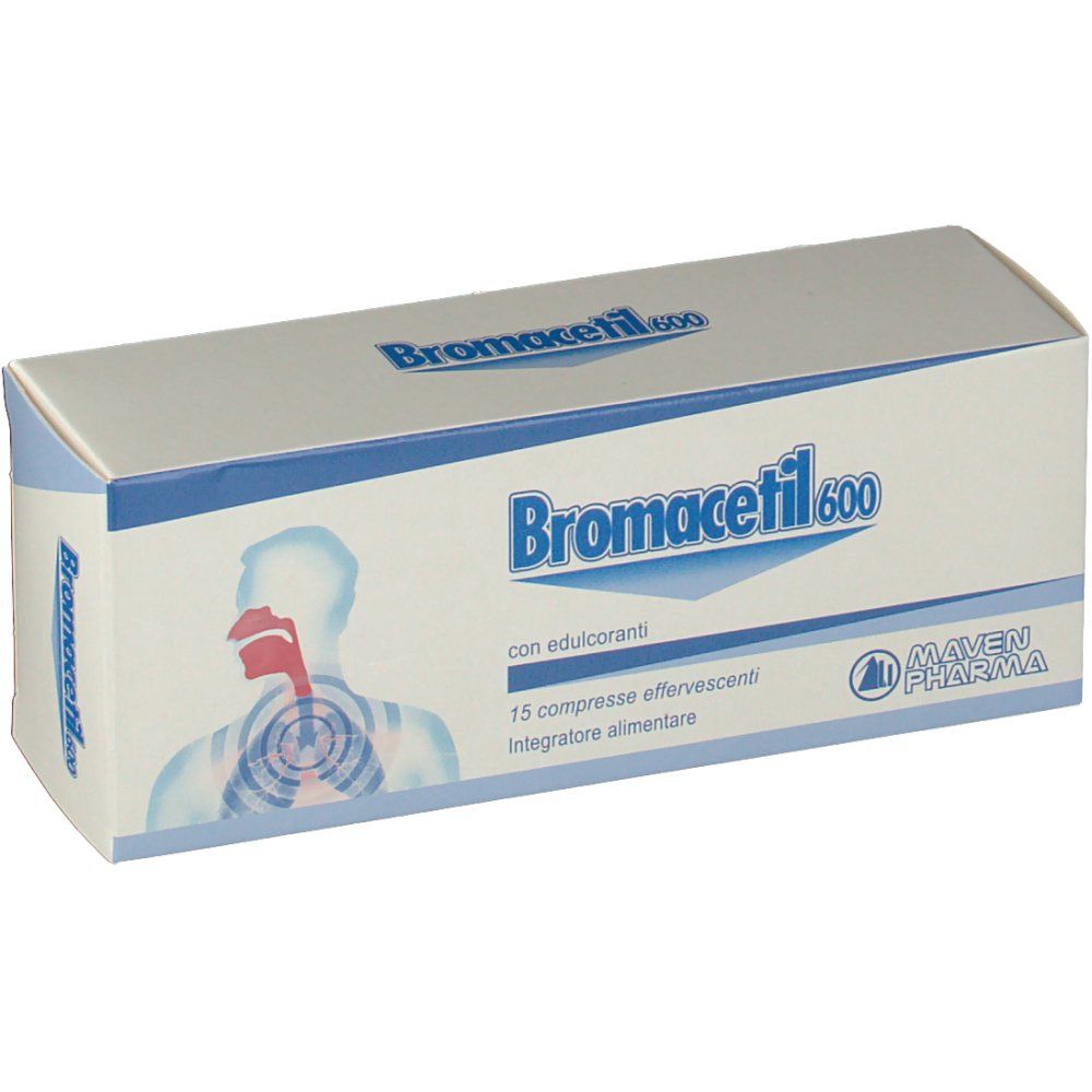 Bromacetil 600 Compresse Effervescenti 15 pz | Redcare