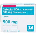 Cefaclor 500 1A Pharma® 20 St mit dem E-Rezept kaufen - Shop Apotheke
