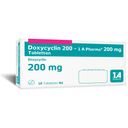 Doxycyclin 200 1A Pharma® 10 St mit dem E-Rezept kaufen - Shop Apotheke