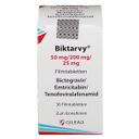 Biktarvy® 50 mg/200 mg/25 mg 30 St mit dem E-Rezept kaufen - Shop Apotheke