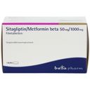 SITAGLIPTIN/Metformin beta 50 mg/1000 mg Filmtabl. 196 St mit dem E-Rezept kaufen - Shop Apotheke