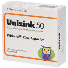 Unizink® 50 Tabletten 100 St - shop-apotheke.com