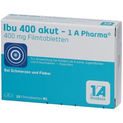 Ibu 400 akut - 1 A Pharma® 10 St - shop-apotheke.com