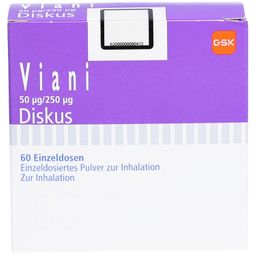 Viani® 50 ug/250 ug Diskus® 60 St mit dem E-Rezept kaufen - Shop Apotheke