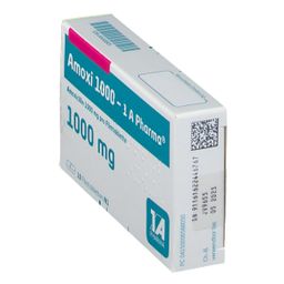 Amoxi 1000 1A Pharma® 10 St mit dem E-Rezept kaufen - Shop Apotheke