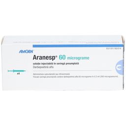 ARANESP 60 Mikrogramm Inj.-Lösung Fertigspr. 4 St mit dem E-Rezept ...