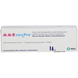 M-M-R vaxPRO® 0,5 ml mit dem E-Rezept kaufen - Shop Apotheke