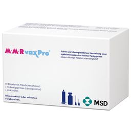 MMR Vaxpro 10x0,5 ml mit dem E-Rezept kaufen - Shop Apotheke